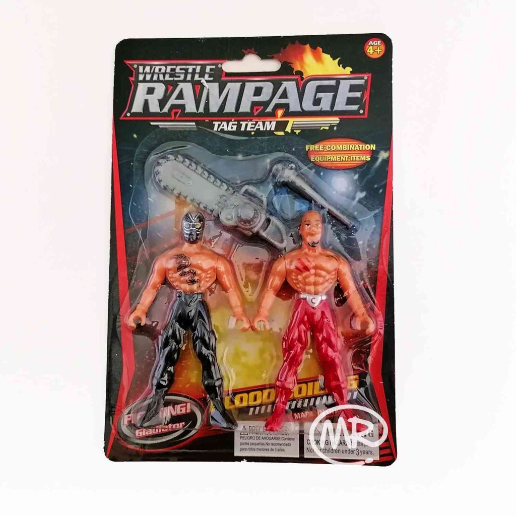Set 2 Figuras Lucha Libre Wrestle Rampage TAG Team 1 – Mundo Roms
